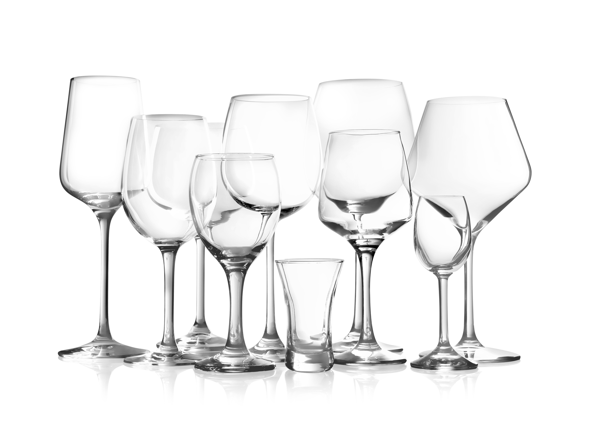Mesa Formal Con Copas De Vino
